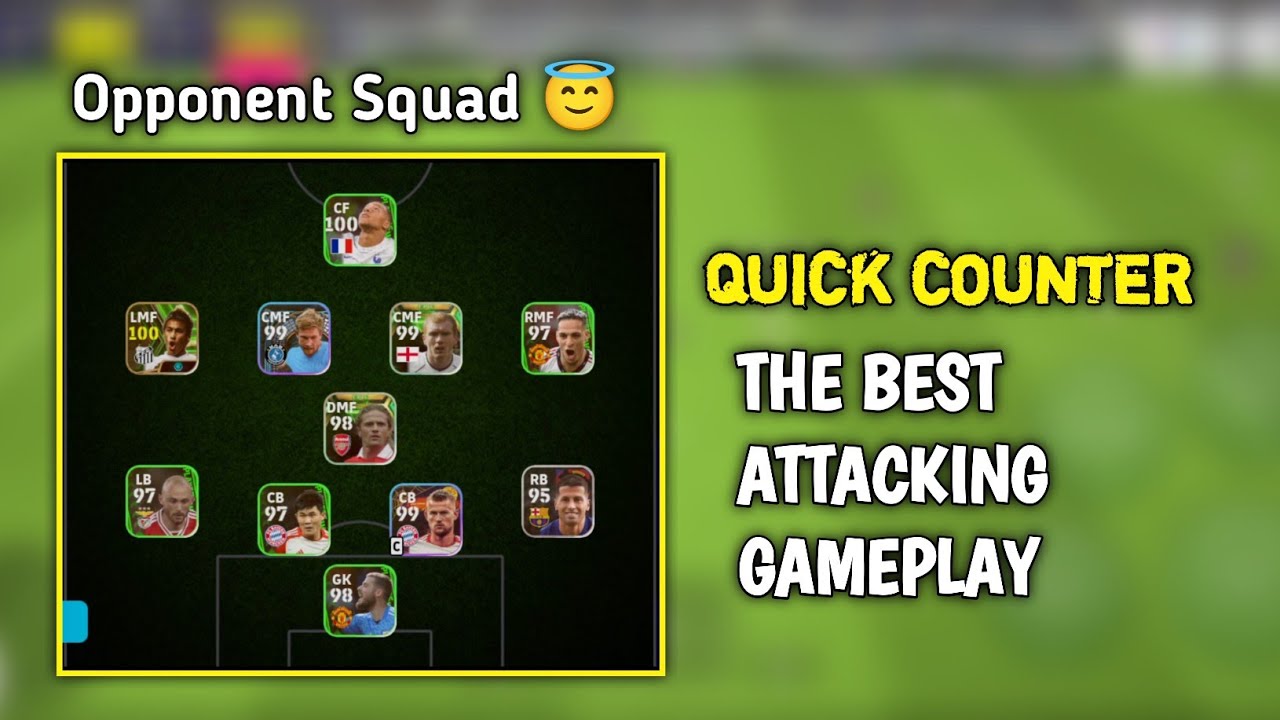 Quick Counter Attack Is Best in eFootball 2024 mobile 🎓 - YouTube