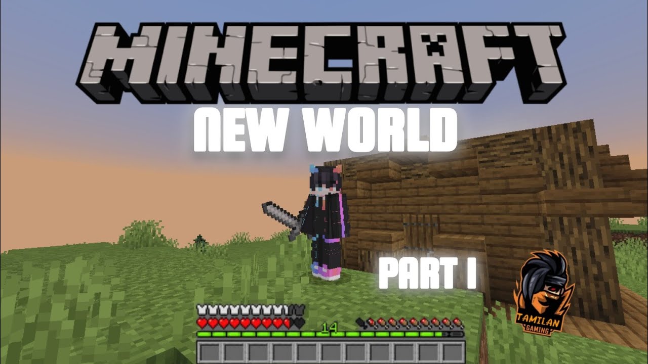 #minecraft #newworld #playing #survival #part1 (tamilan gaming ss) # ...