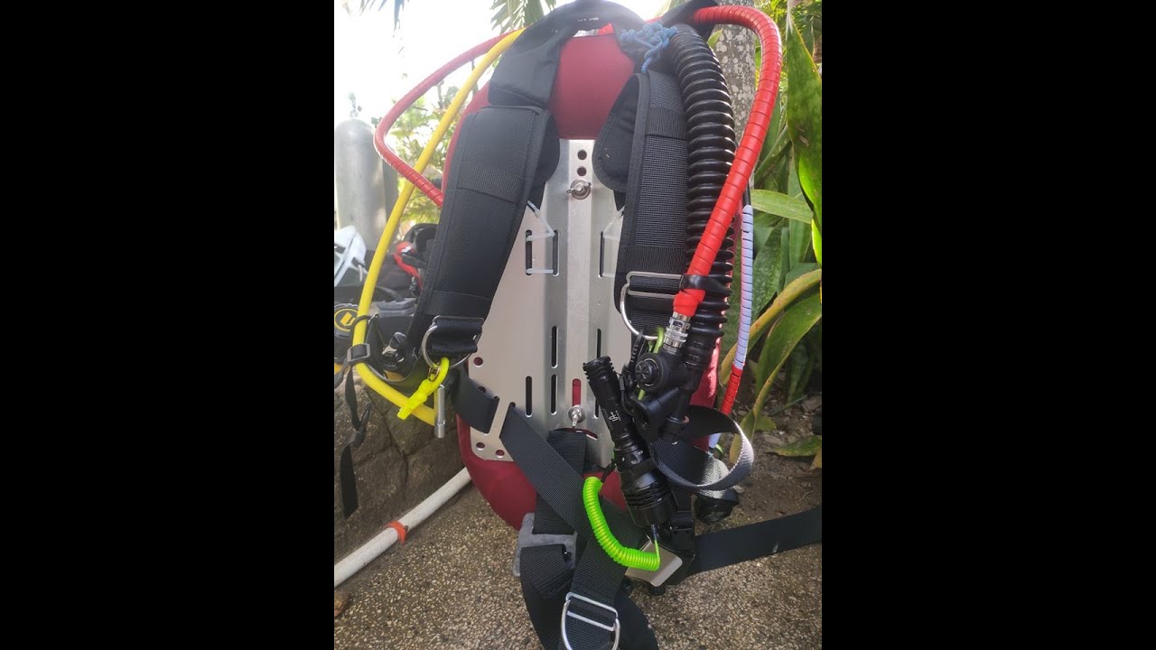Backplate Donut BCD 30LBS - YouTube