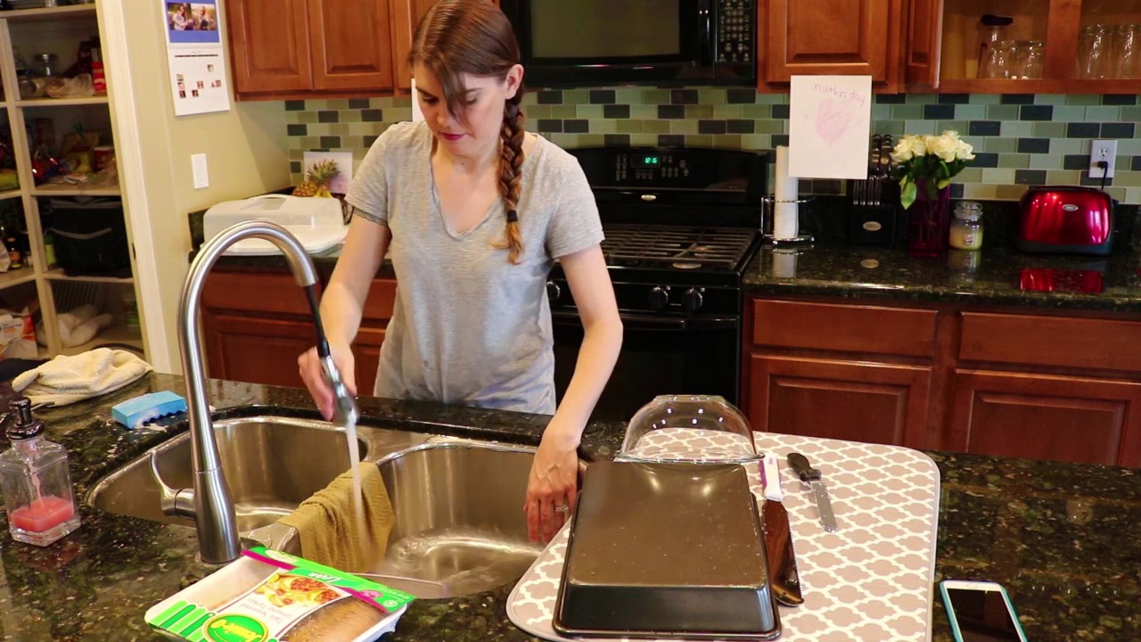 DISHES CLEAN UP POWER HOUR | SPEED CLEANING ROUTINE - YouTube