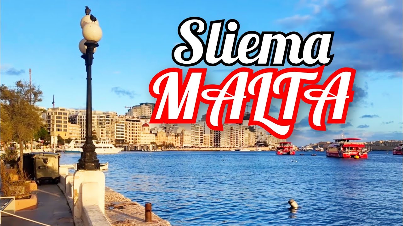 Sliema Malta Walking Tour 4K - YouTube
