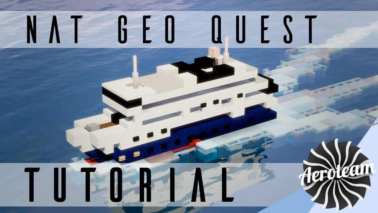 Minecraft National Geographic Quest Tutorial [1:5 Scale] - YouTube