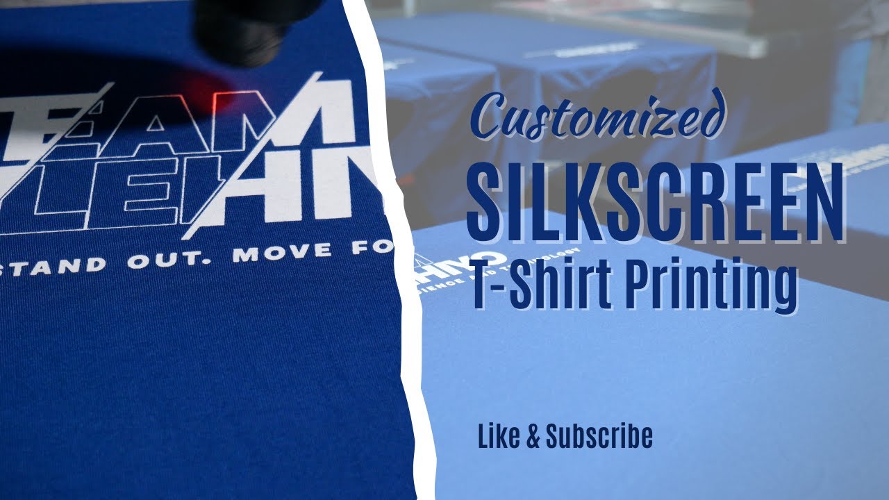 TEAM KOLEHIYO | Customized Silkscreen T-Shirt Printing - YouTube
