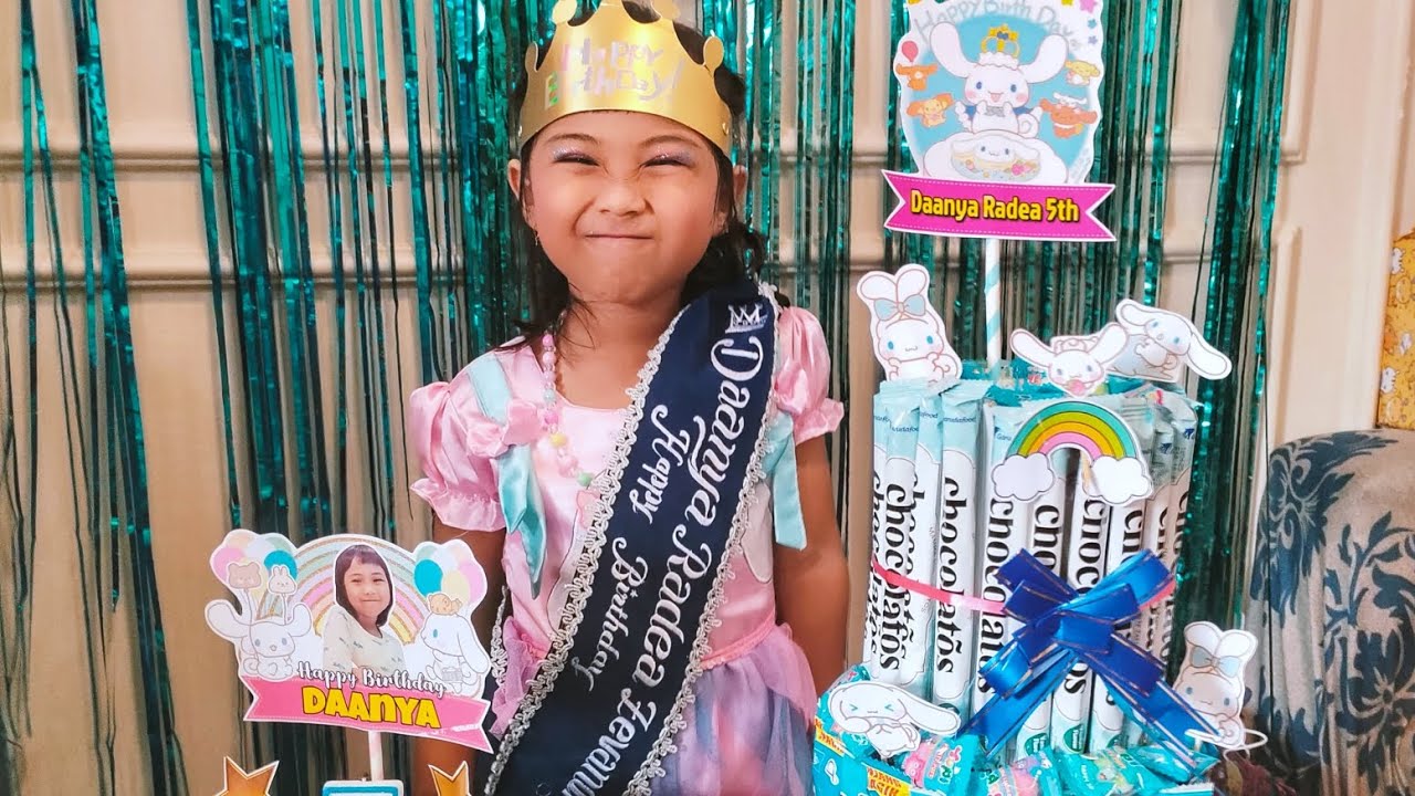Birthday party..!! Daanya 5 th Cinnamorol 🥰 - YouTube