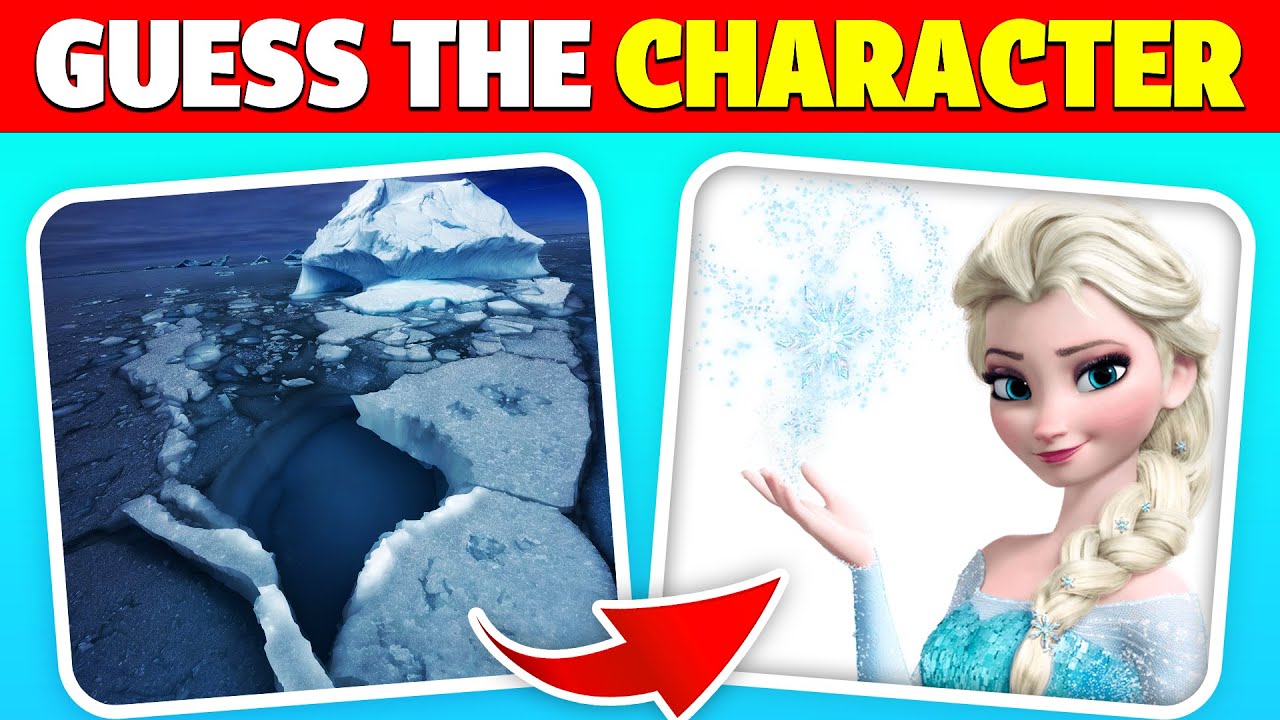 Guess the Hidden FROZEN Movie Characters by ILLUSION! 💫 | Squint Your ...