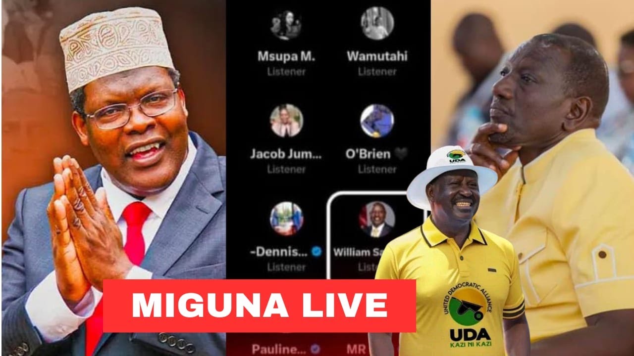 MIGUNA,CHIEF JUSTICE EMERITUS WILLY MUTUNGA SPEAK TO KENYANS AFTER GENZ ...