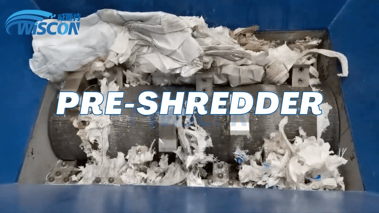 Pre-shredder for Bulk Bag - Waste Management - Pre-crusher - Primary ...