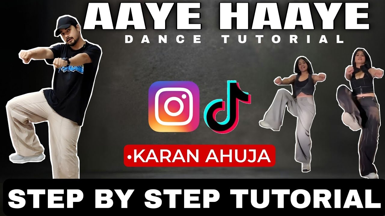 Aaye Haaye - Karan Aujla Hook step tutorial * Step by step tutorial ...