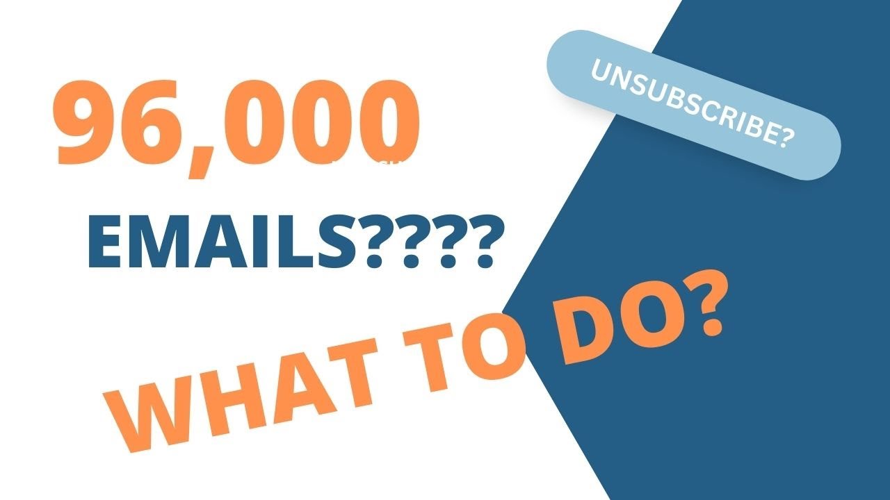 Dealing with email overload - Tip to Simplify your life - YouTube