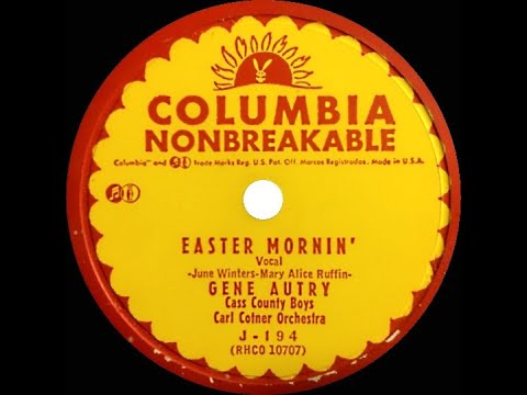 1954 Gene Autry - Easter Mornin’ - YouTube