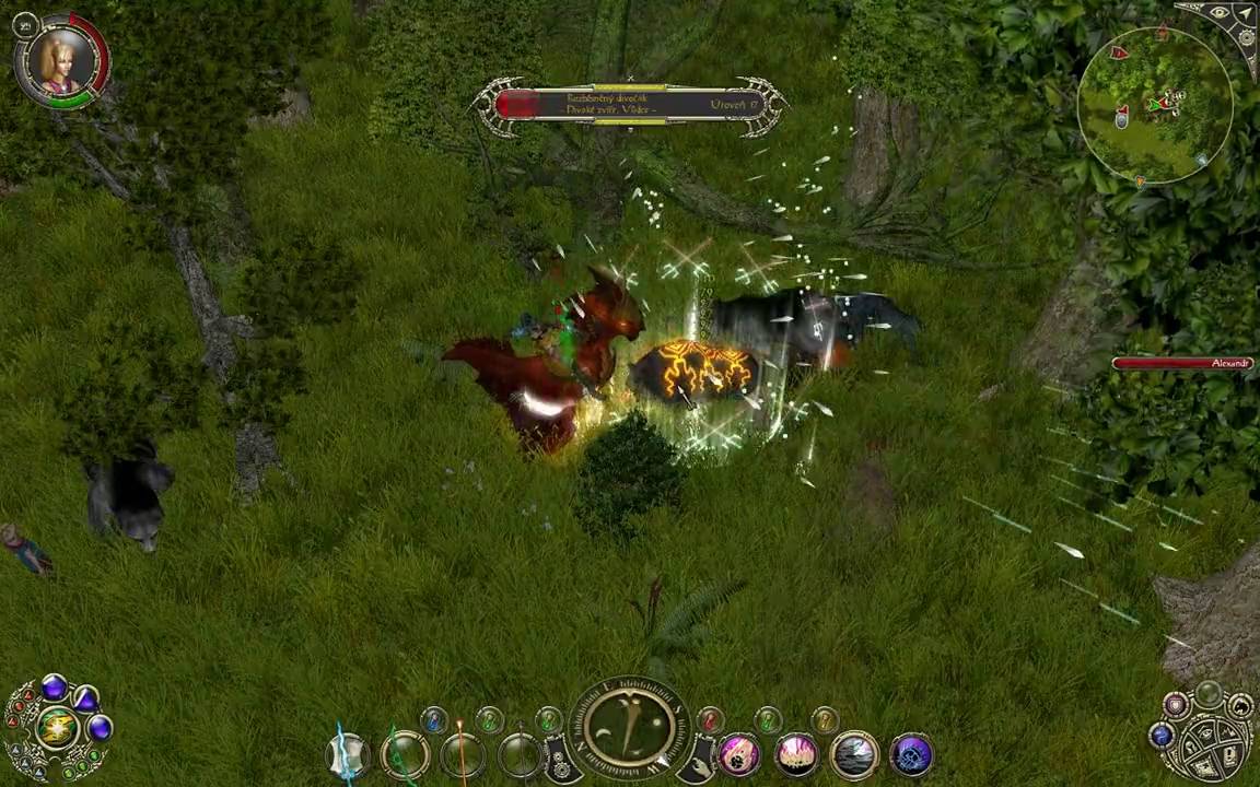 Sacred 2,mini boss Raging Boar - YouTube