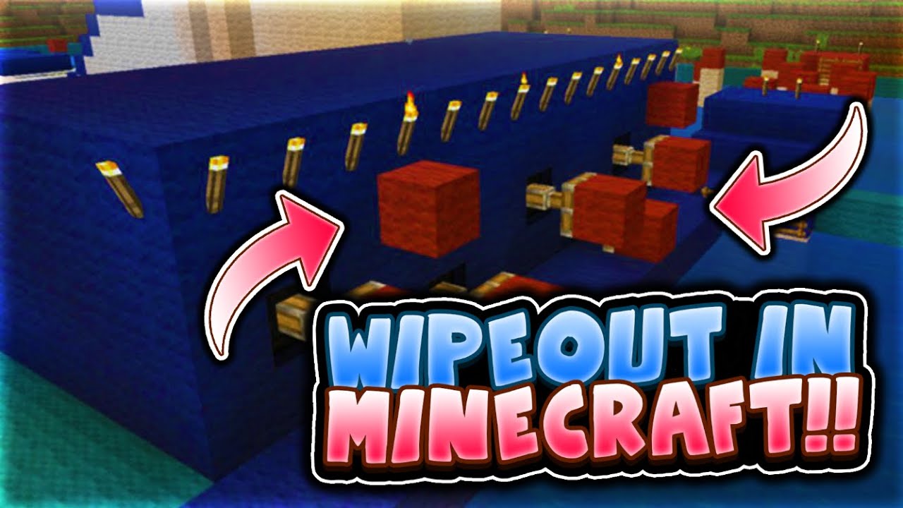 WIPEOUT w/Atheo - MCPE Mini-Game (Pocket Edition) - YouTube