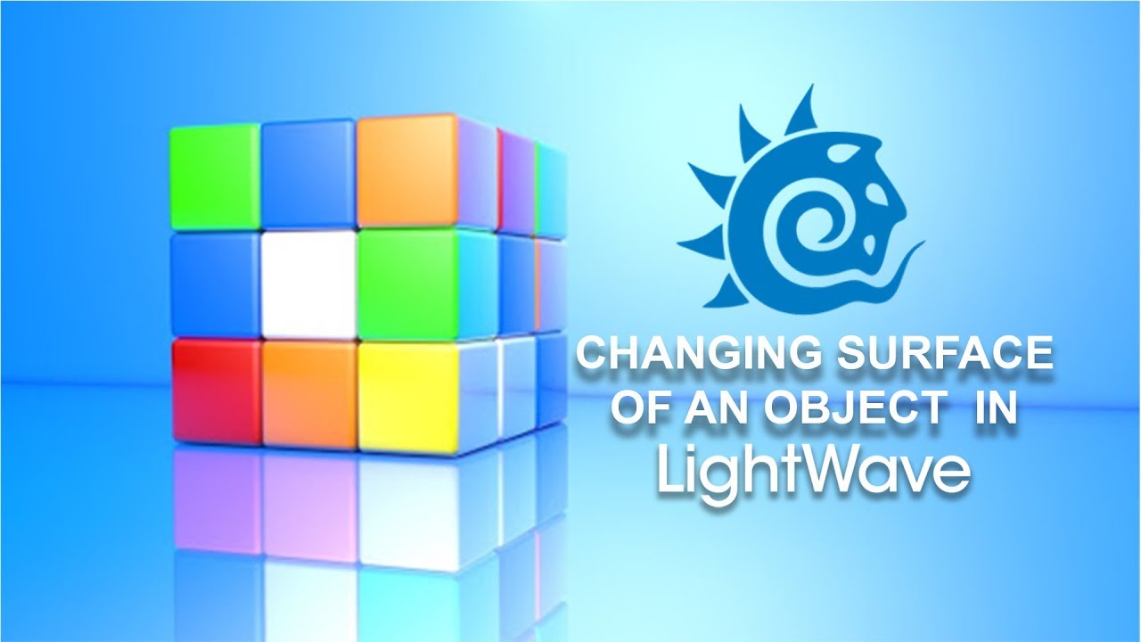 How to paint an object in lightwave 3D - YouTube