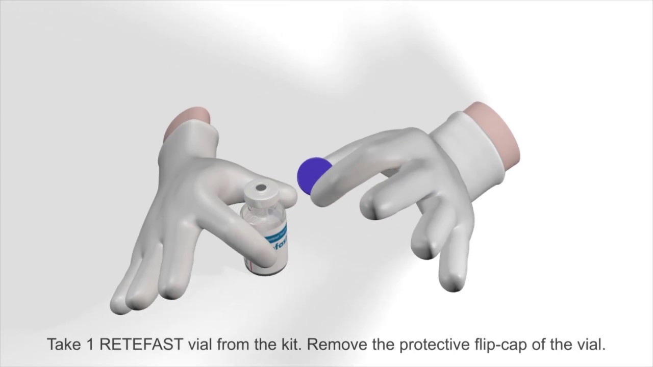 Steps for Reconstitution of Retefast - YouTube