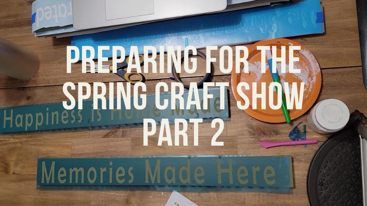 Spring Craft Fair DIY Part 2 | Wood Signs - YouTube