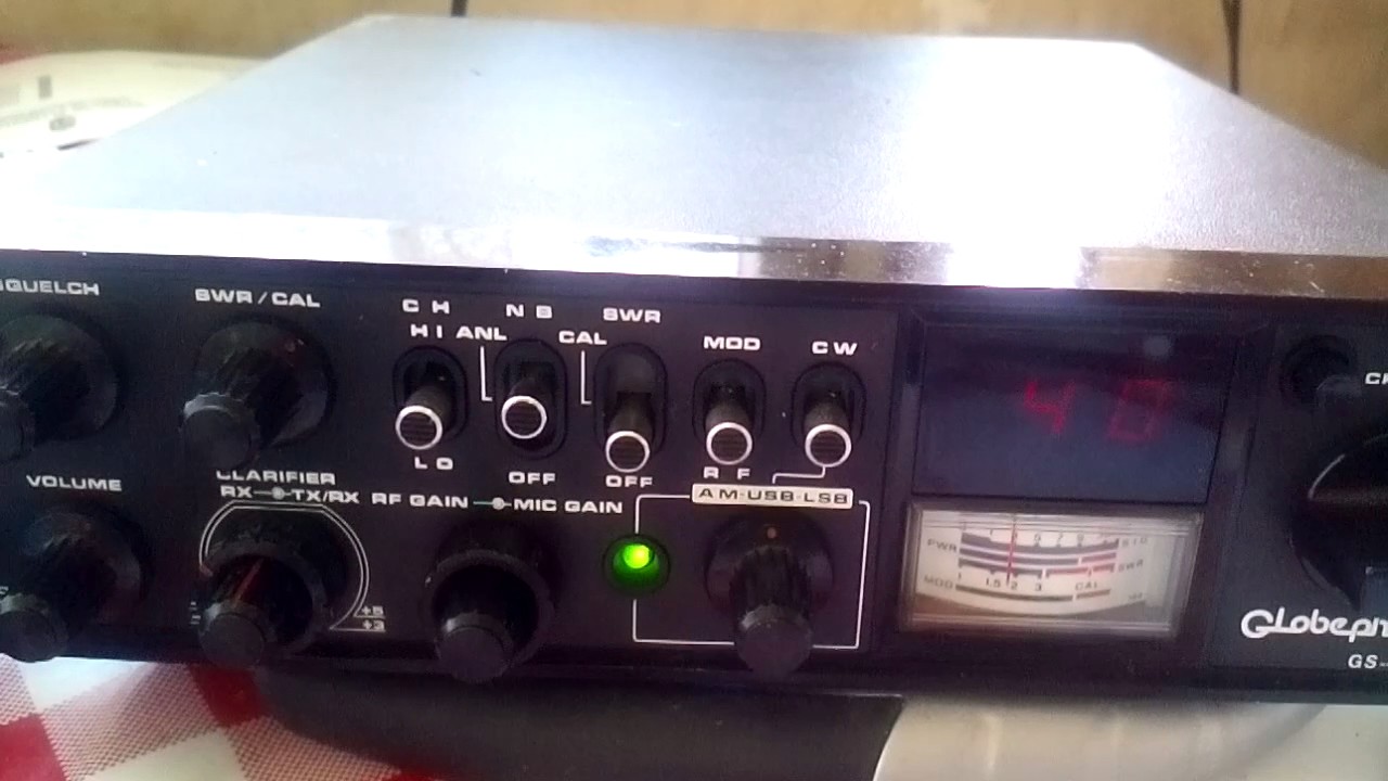 GlobePhone GS-480 DX SSB receive - YouTube