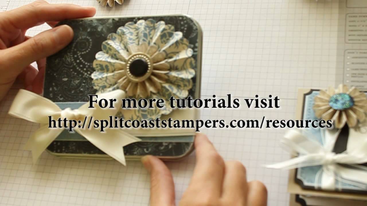 Fan Fold Flower Tutorial - YouTube