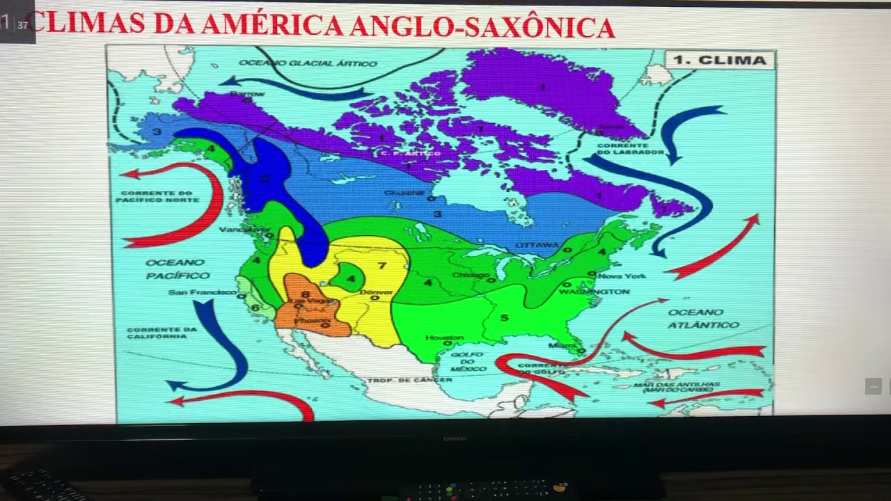 América Anglo-saxônica: Aspectos fisiográficos - YouTube