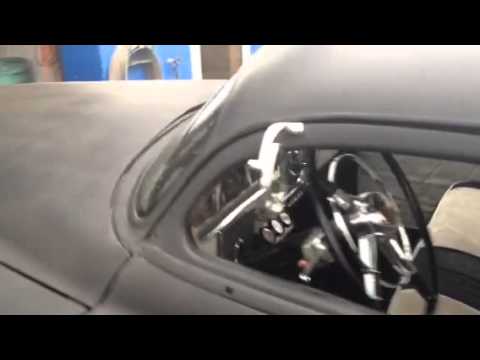 1951 Pontiac chop top cut windshield custom - YouTube
