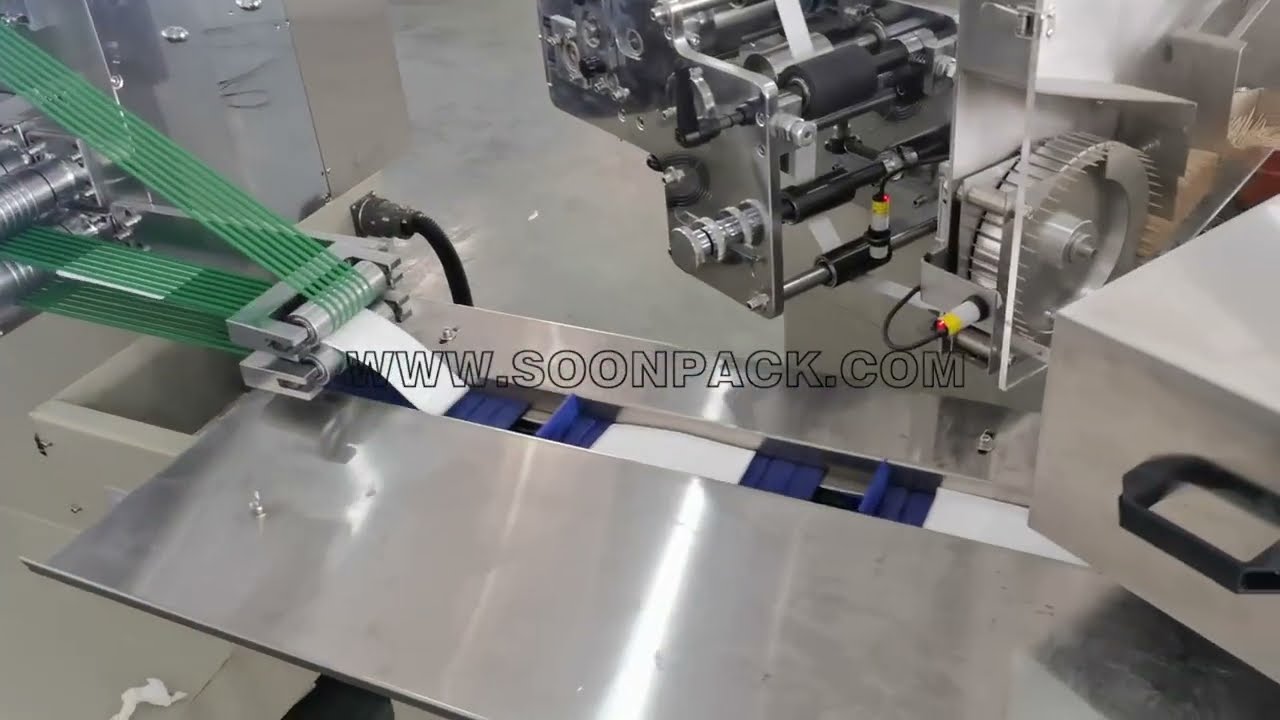 Cutlery packaging machine, for fork, knife, spoon, toothpick packaging ...