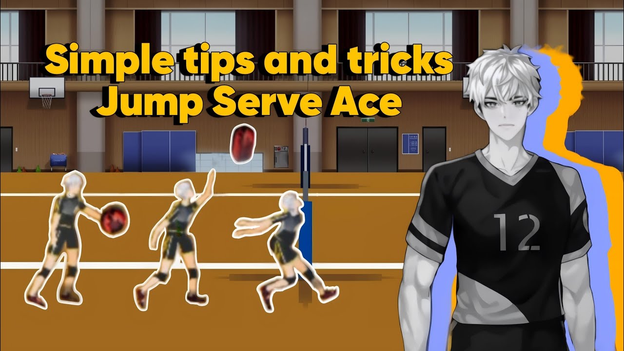 THE SPIKE. Simple Tips&Trick Jump Serve Ace!.The Spike Volleyball Story ...