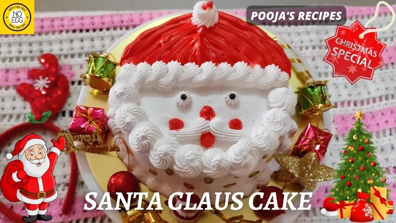 Christmas Special Santa Claus Cake | How to make Santa Claus design ...