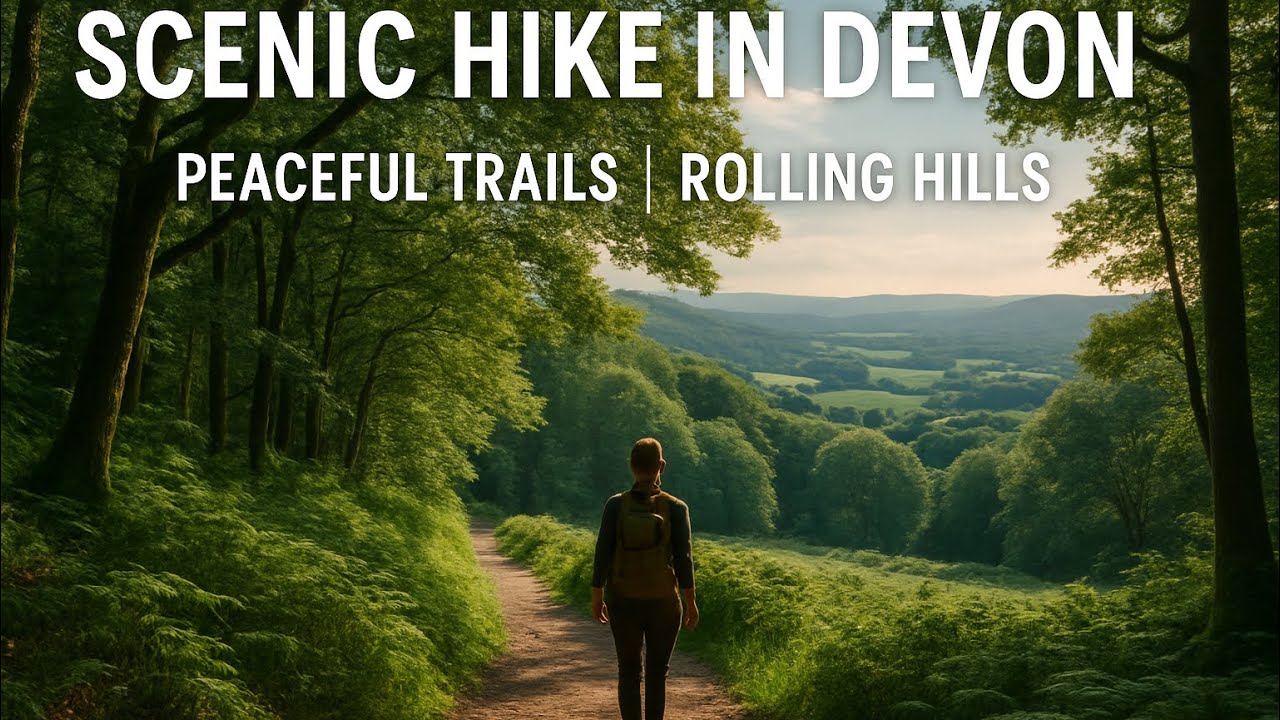 Scenic Hike in Devon | Peaceful trails and Rolling hills - YouTube