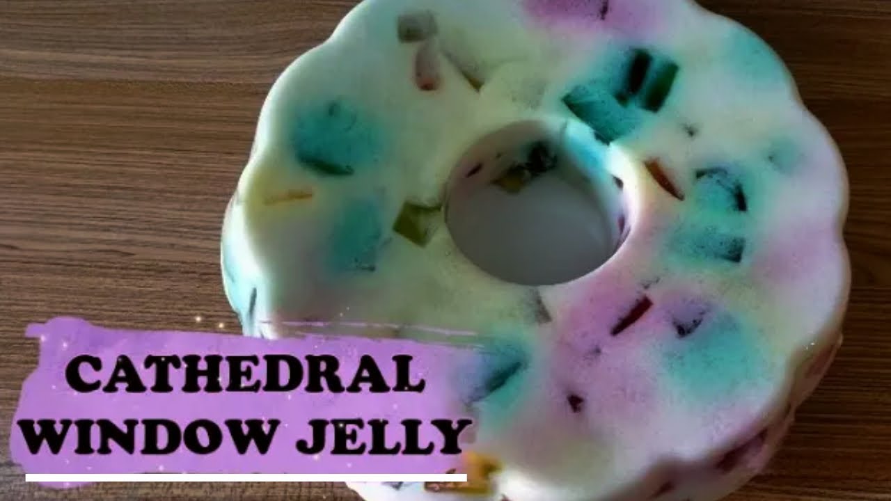 EASY CATHEDRAL WINDOW JELLY DESSERT | Chesca Special Treats - YouTube