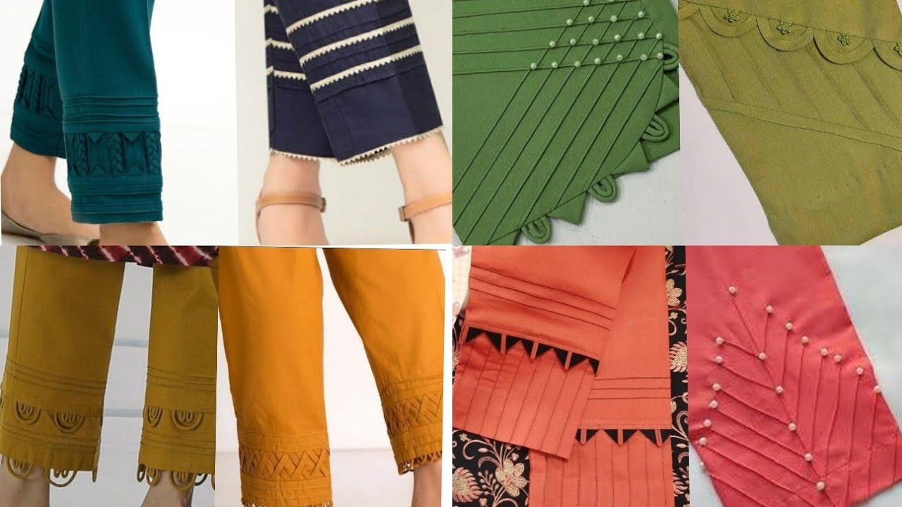 Most beautiful 💚 Trouser designs for girls/Capri designs/Ayesha dress ...