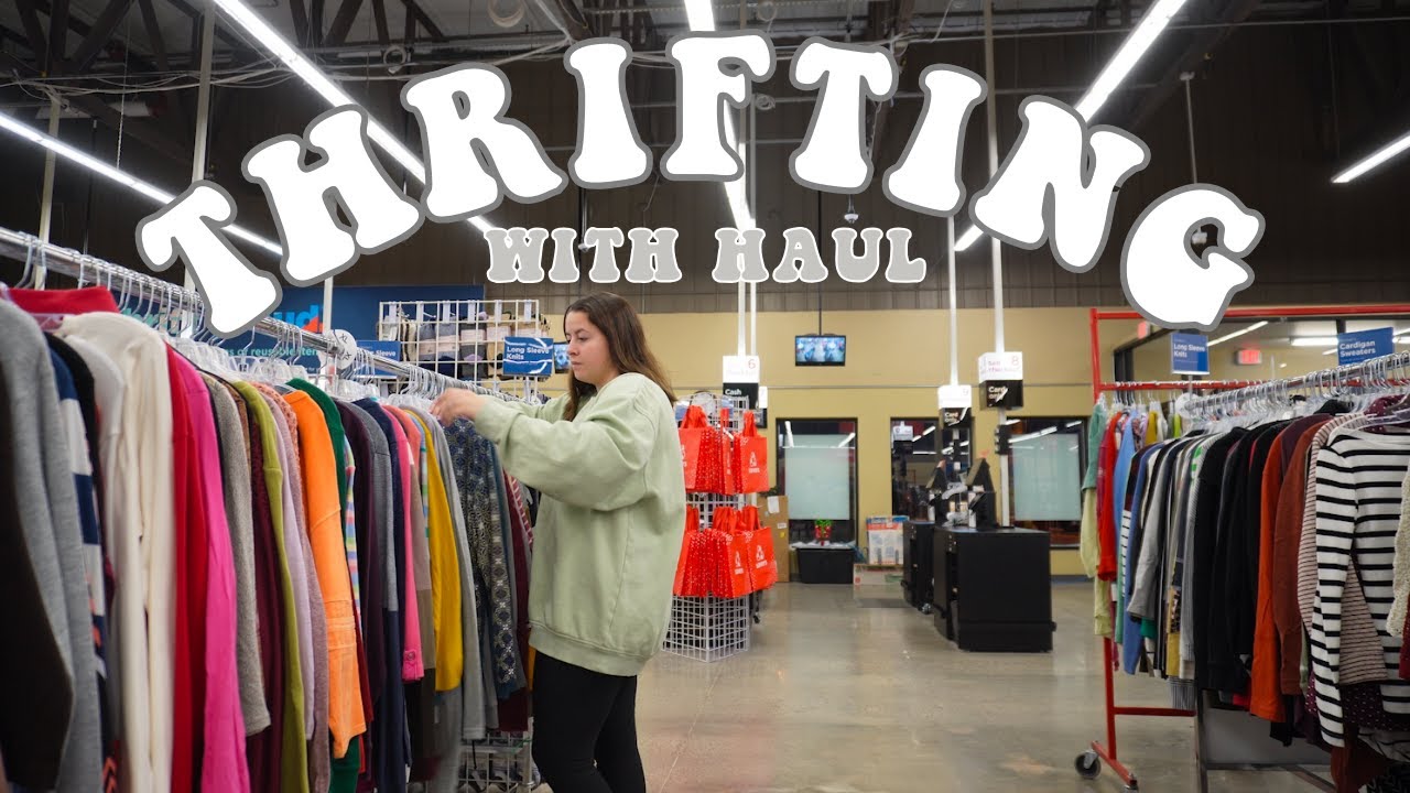 come thrift with me!!! thrifting for home decor + outfits from my ...