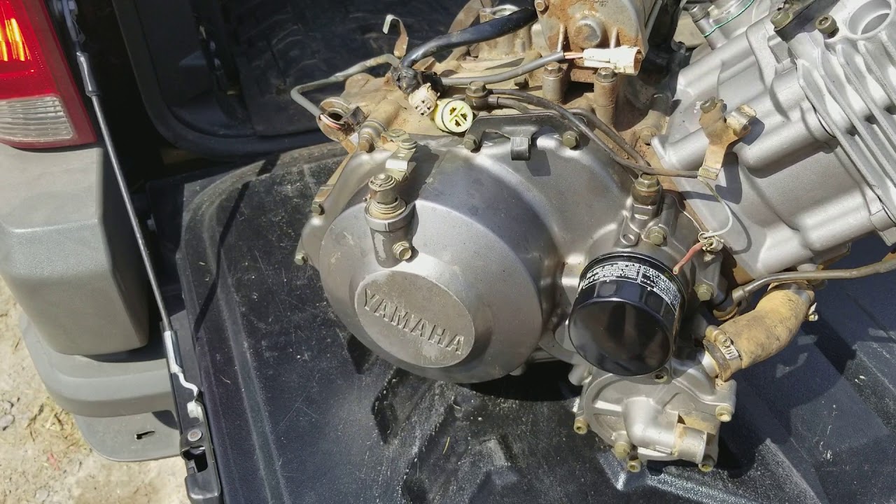 686 /Yamaha 660r Raptor motor pick up - YouTube