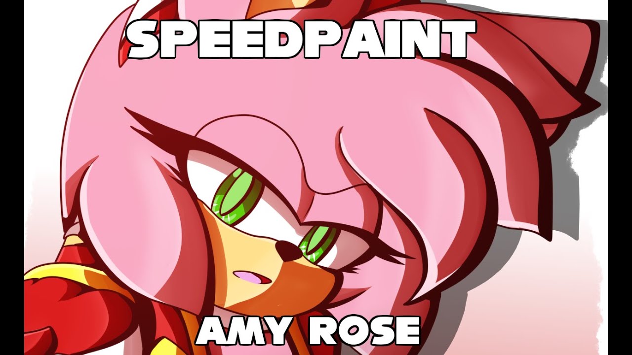 SPEEDPAINT | Amy Rose - YouTube