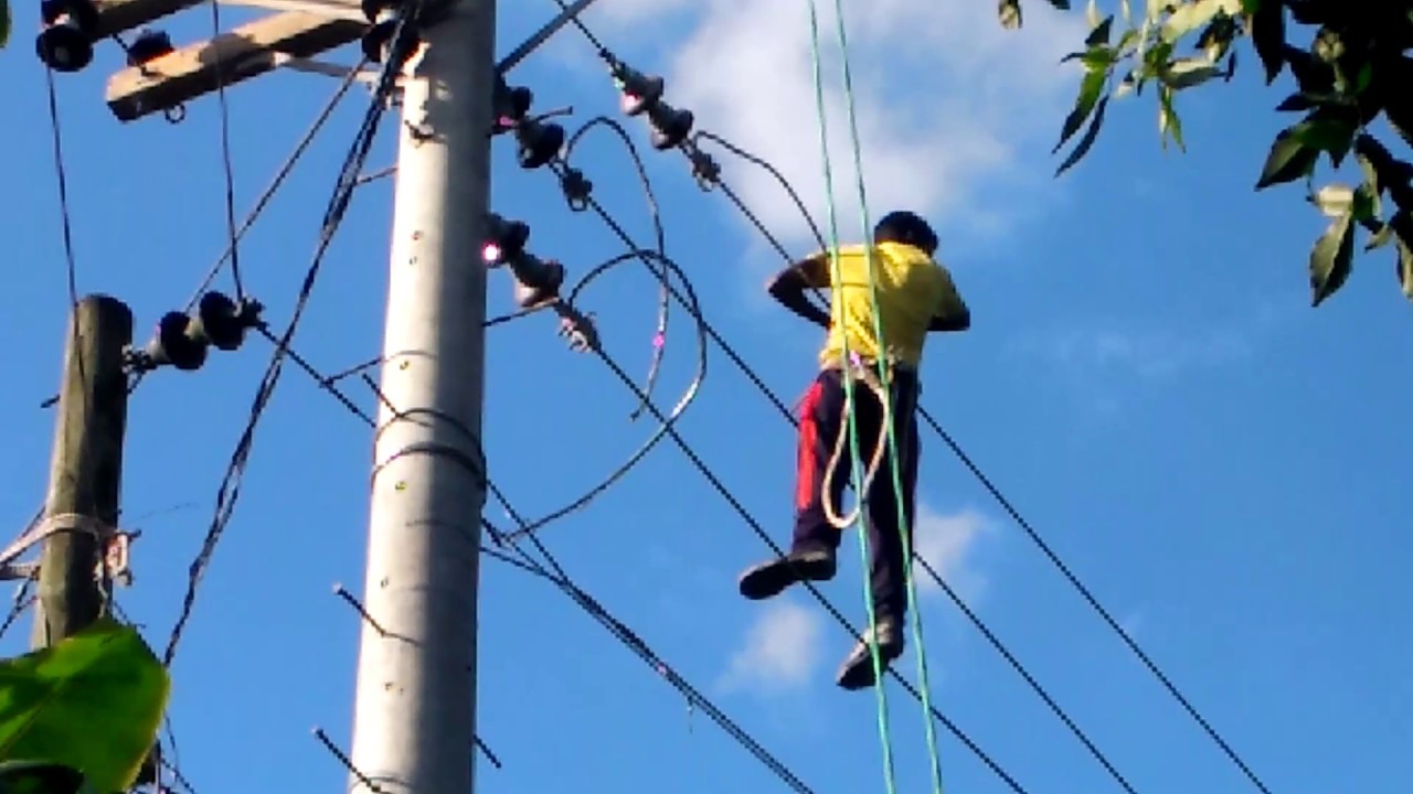 Electrical Line Construction Project Live Part-1 - YouTube