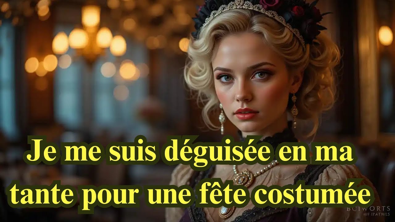 Je me suis déguisée en ma tante pour une fête costumée ...