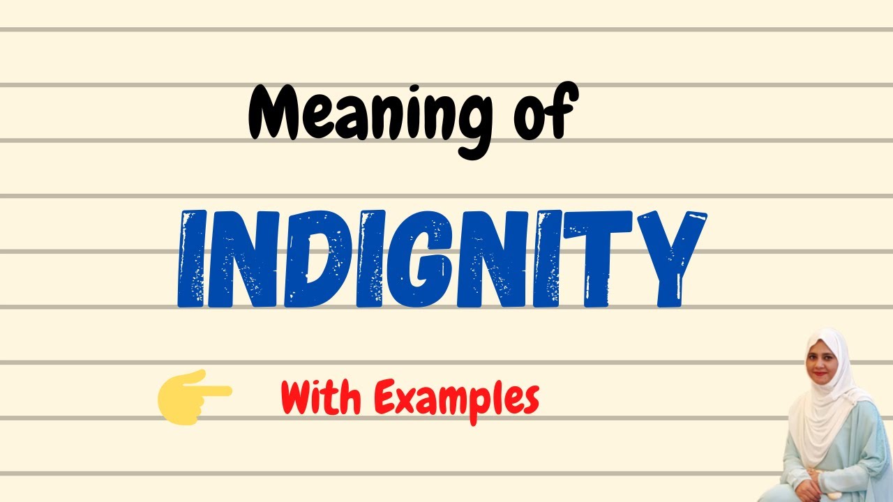 Daily vocabulary | Indignity Meaning | Vocabgram - YouTube