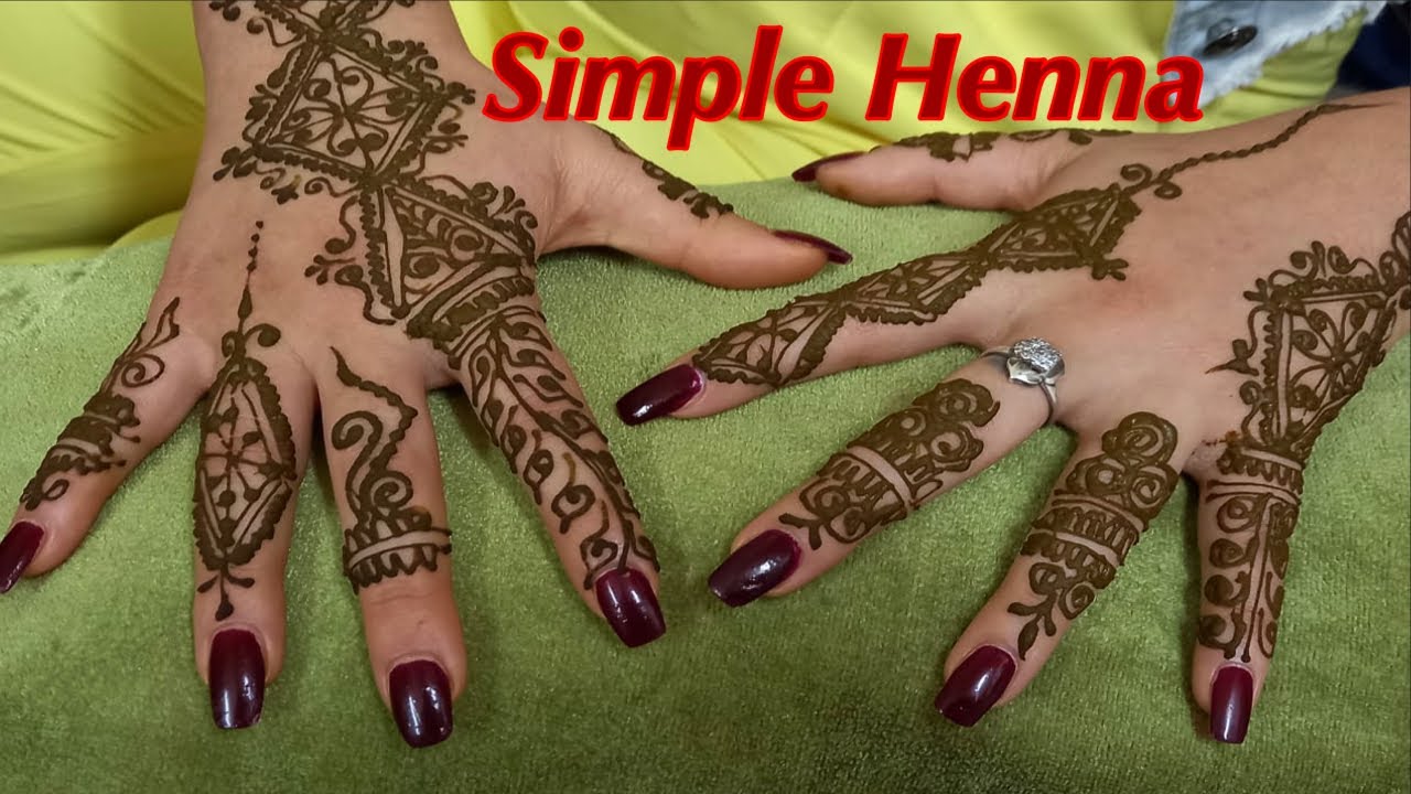 DIY Henna | Henna Design For Beginners | How To Use Henna With ...