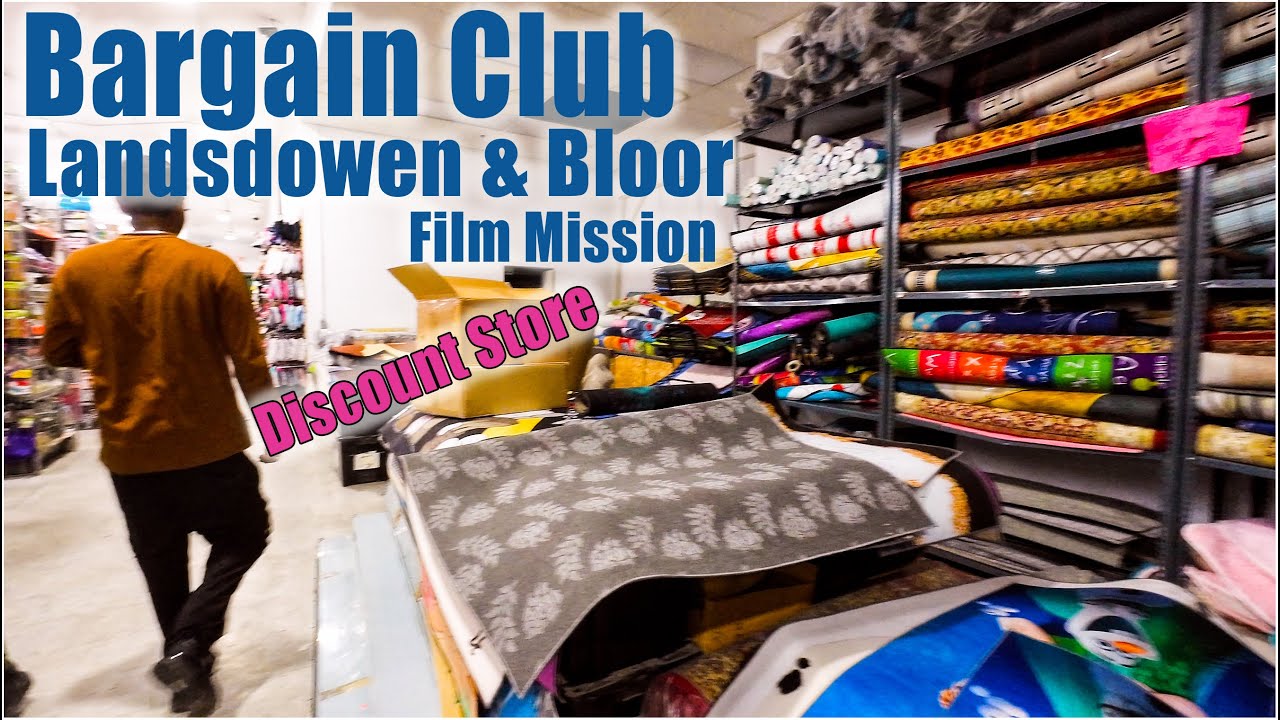 Bargain Club Store - Landsdowne & Bloor. Toronto - YouTube