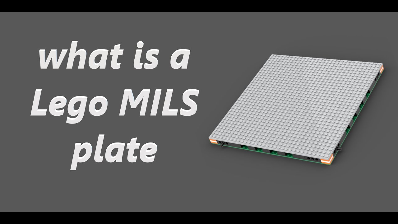 What is a Lego MILS plate - YouTube