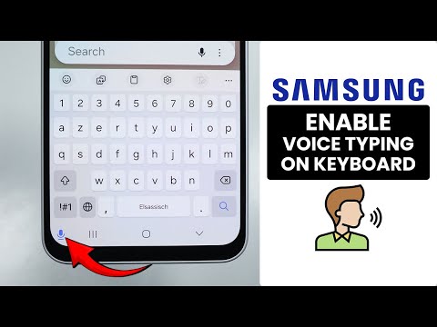 How to Enable Mic Option in Samsung Keyboard - Voice Typing Settings