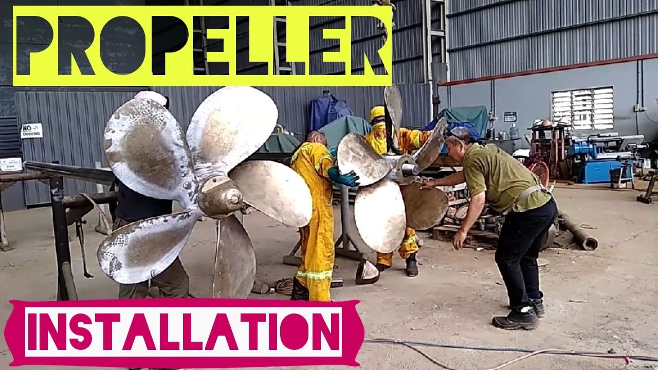 Pemasangan Baling Baling pada Poros - YouTube