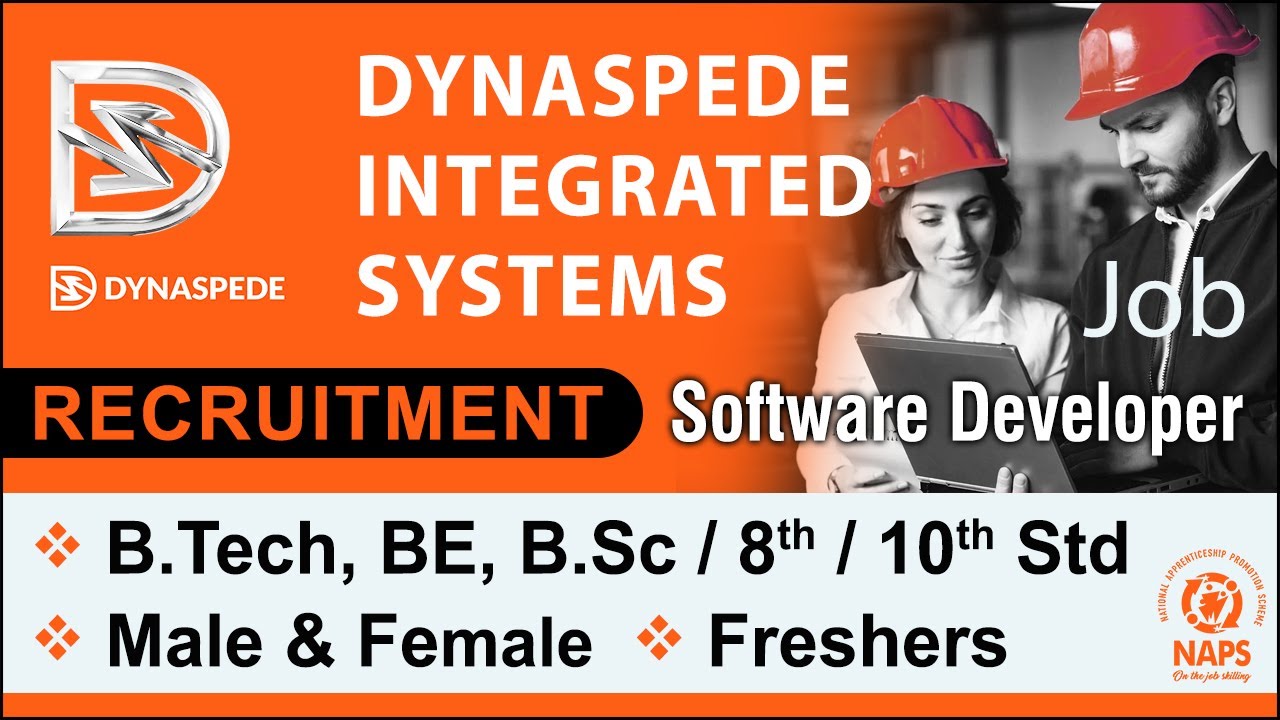 JOB | Dynaspede Integrated Systems | Recruitment 2023 | BE, BTech 8 ...