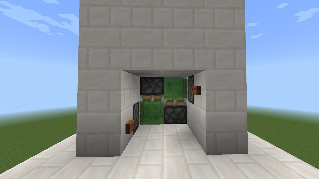 Easy way to make an Elevator/Lift in minecraft without using the ...