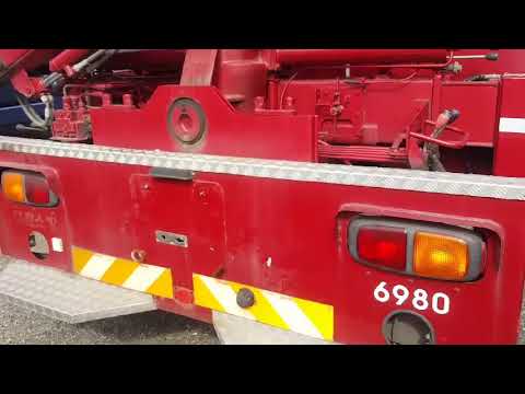 Daewoo Novus used 8ton fire truck - YouTube