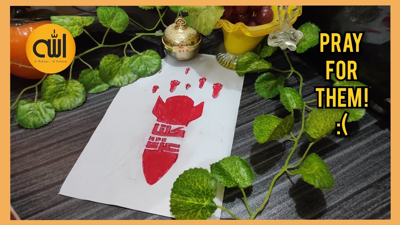 FREE PALESTINE ️‍🩹🇵🇸 | Arabic calligraphy | Full tutorial - YouTube
