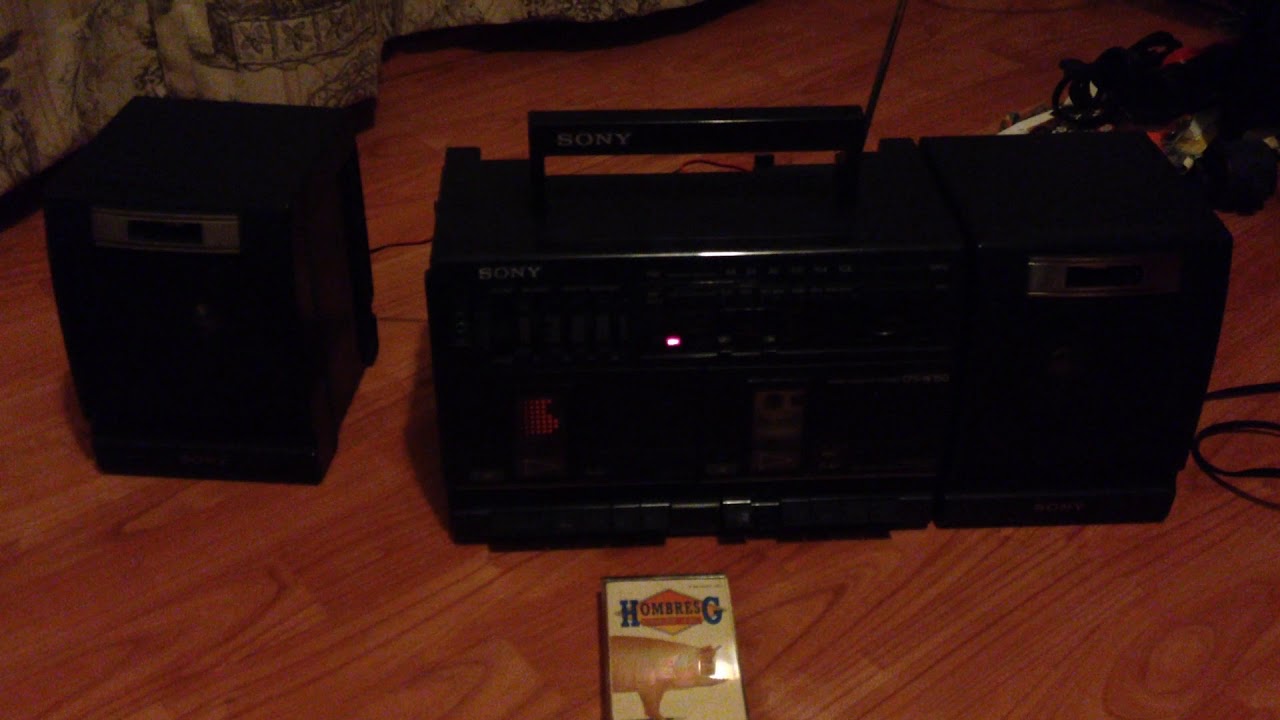 Radio grabadora Sony CFS-W350 - YouTube