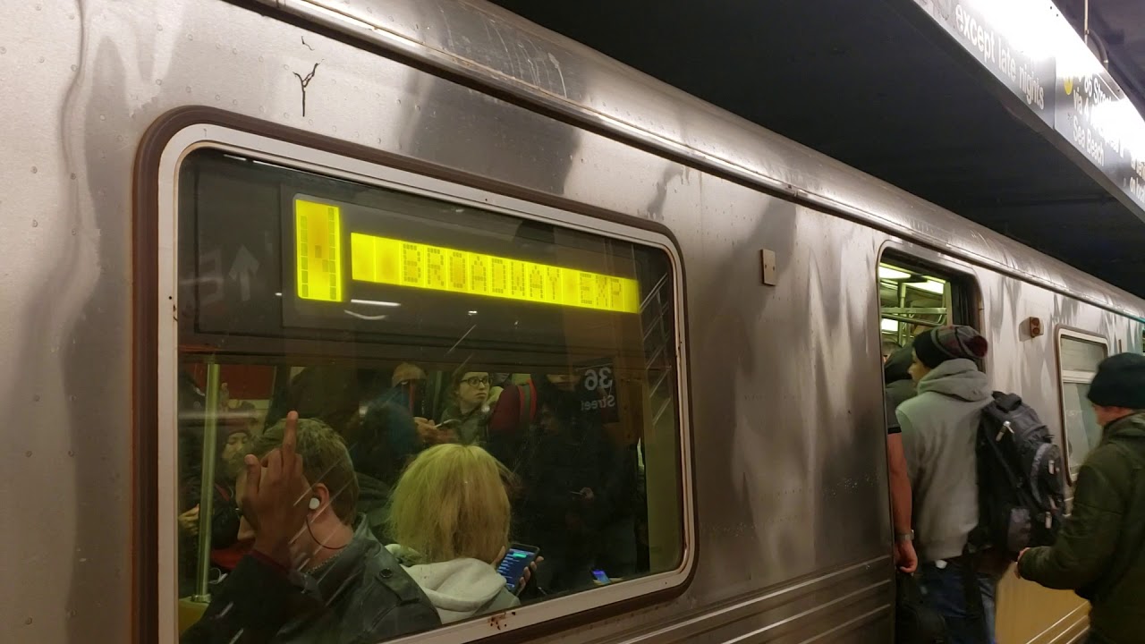 R46 N Train Departs 36th Street - YouTube
