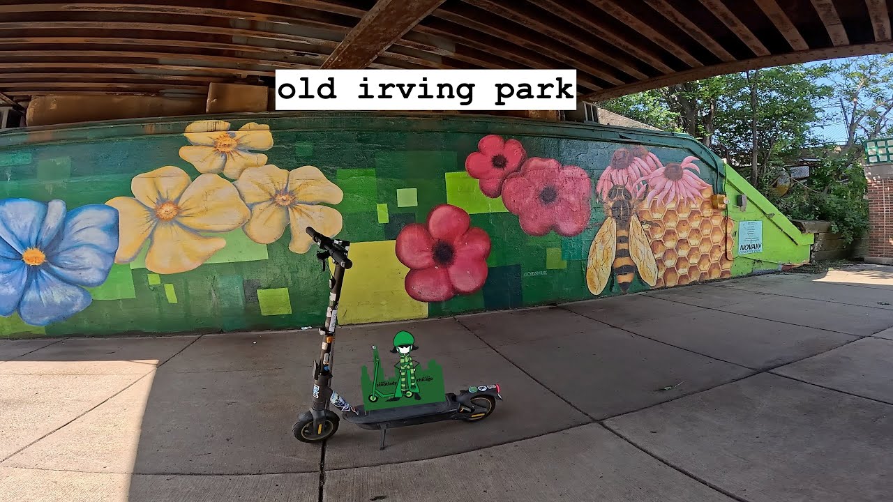 scoot 158 - old irving park neighborhood chicago - slse, music - 4K ...