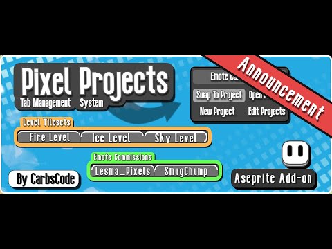 Pixel Projects Extension For Aseprite | Release Announcement | Version ...