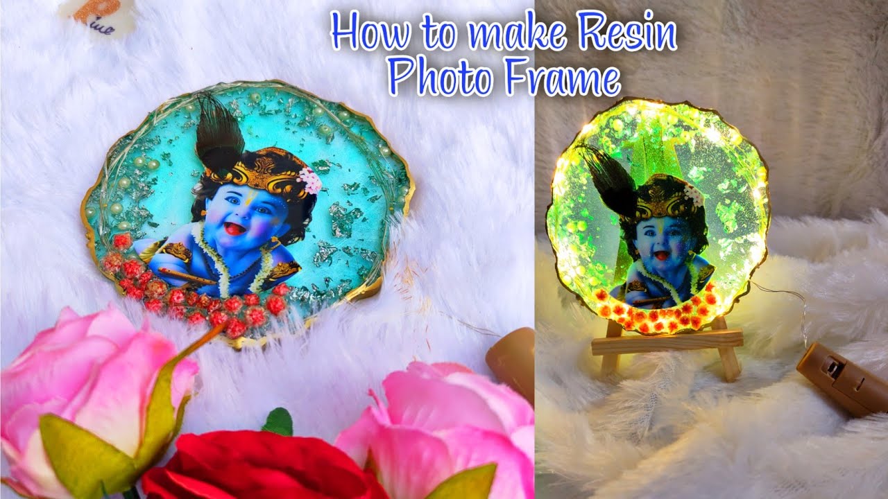 How to make Resin Photo Frame/ Resin Art / Resin Buisness - YouTube