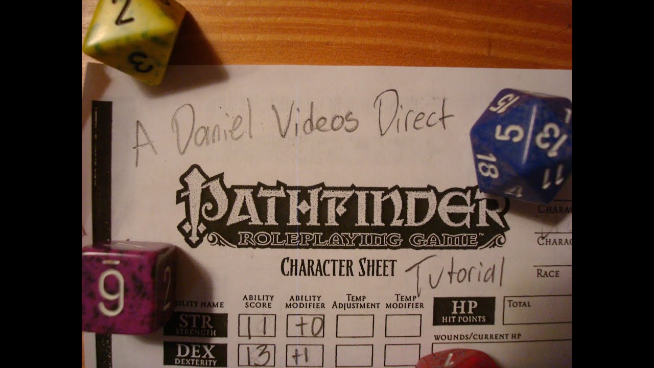 Pathfinder Skills-Basic Overview- a DVD RPG - YouTube